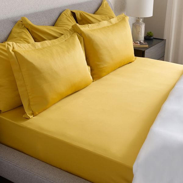 Plain Bed Linen Fitted Sheet - ABYAT