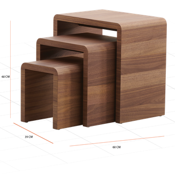 Bridge Nesting Table Set - ABYAT