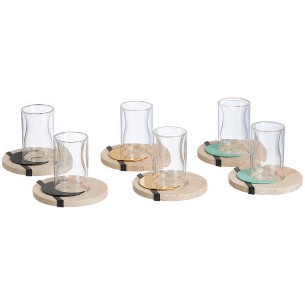 Travertine Tea Set - ABYAT