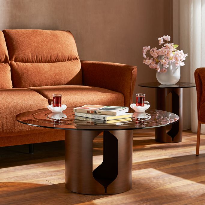Cinnamon Middle Table - ABYAT