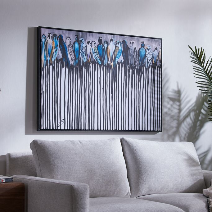 mirage Falcons Canvas with Frame