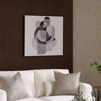 Unity in Minimalism Canvas with Frame - ABYAT