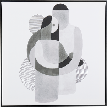 Unity in Minimalism Canvas with Frame - ABYAT