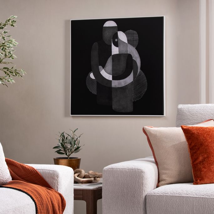 Unity in Minimalism Canvas with Frame - ABYAT